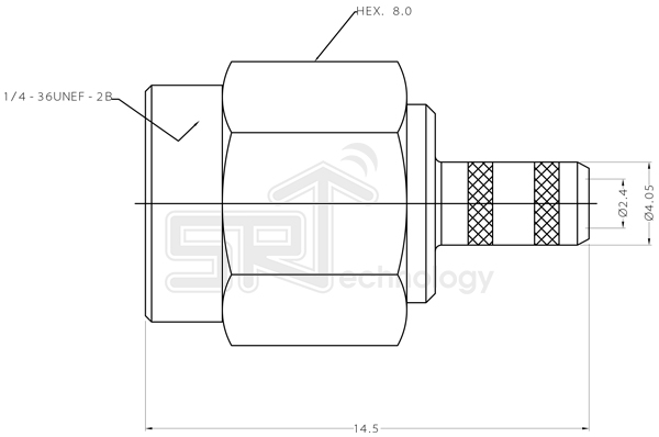 SMA (Male) ST RG316, RG174