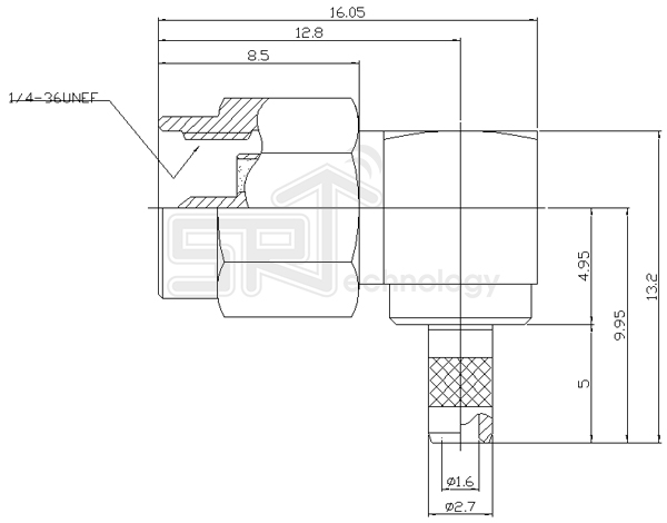 SMA (Male) R.A. RG316, RG174