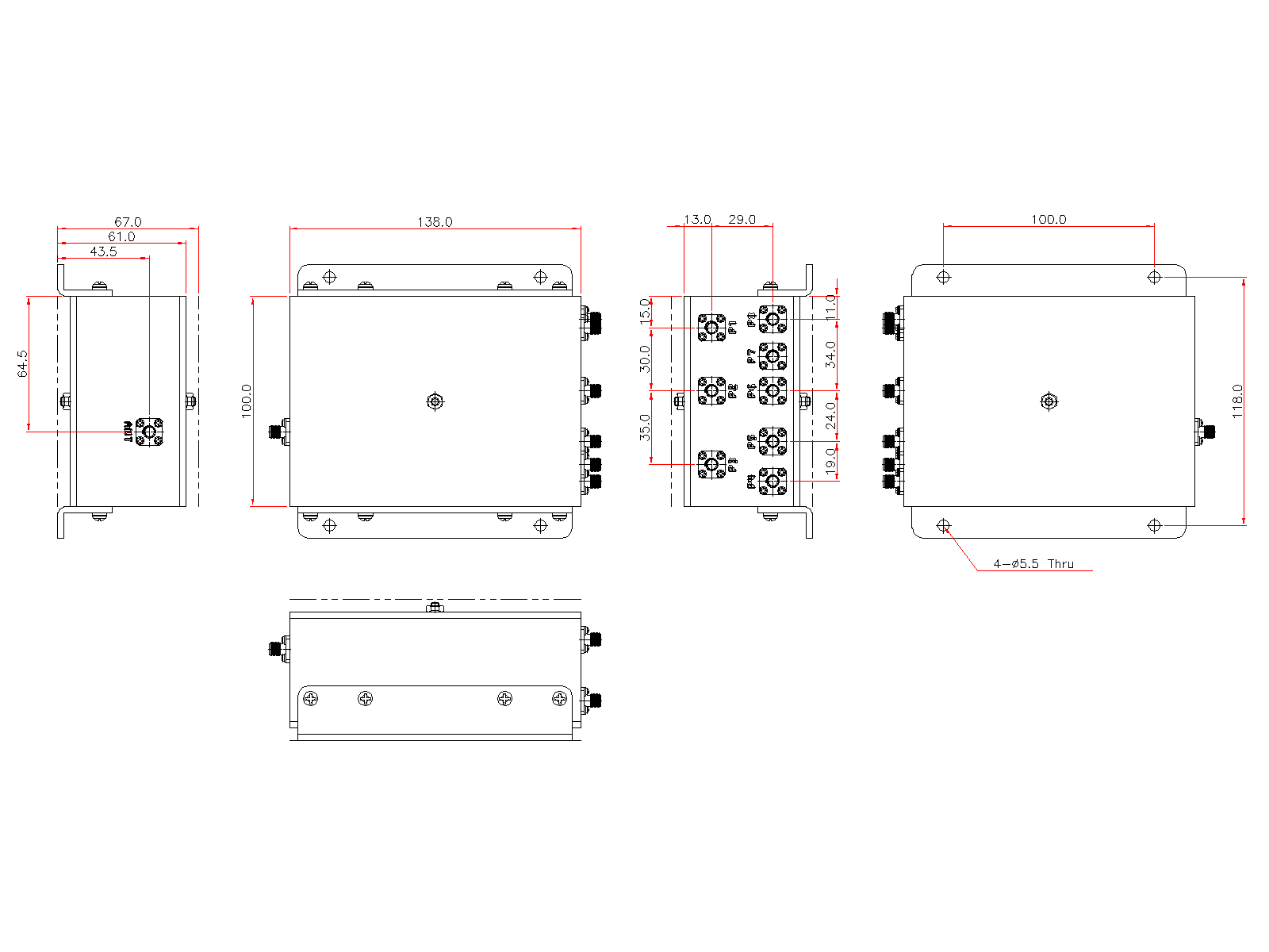Bands Multiplexer | SRTechnology, Cavity Filter Manufacturer